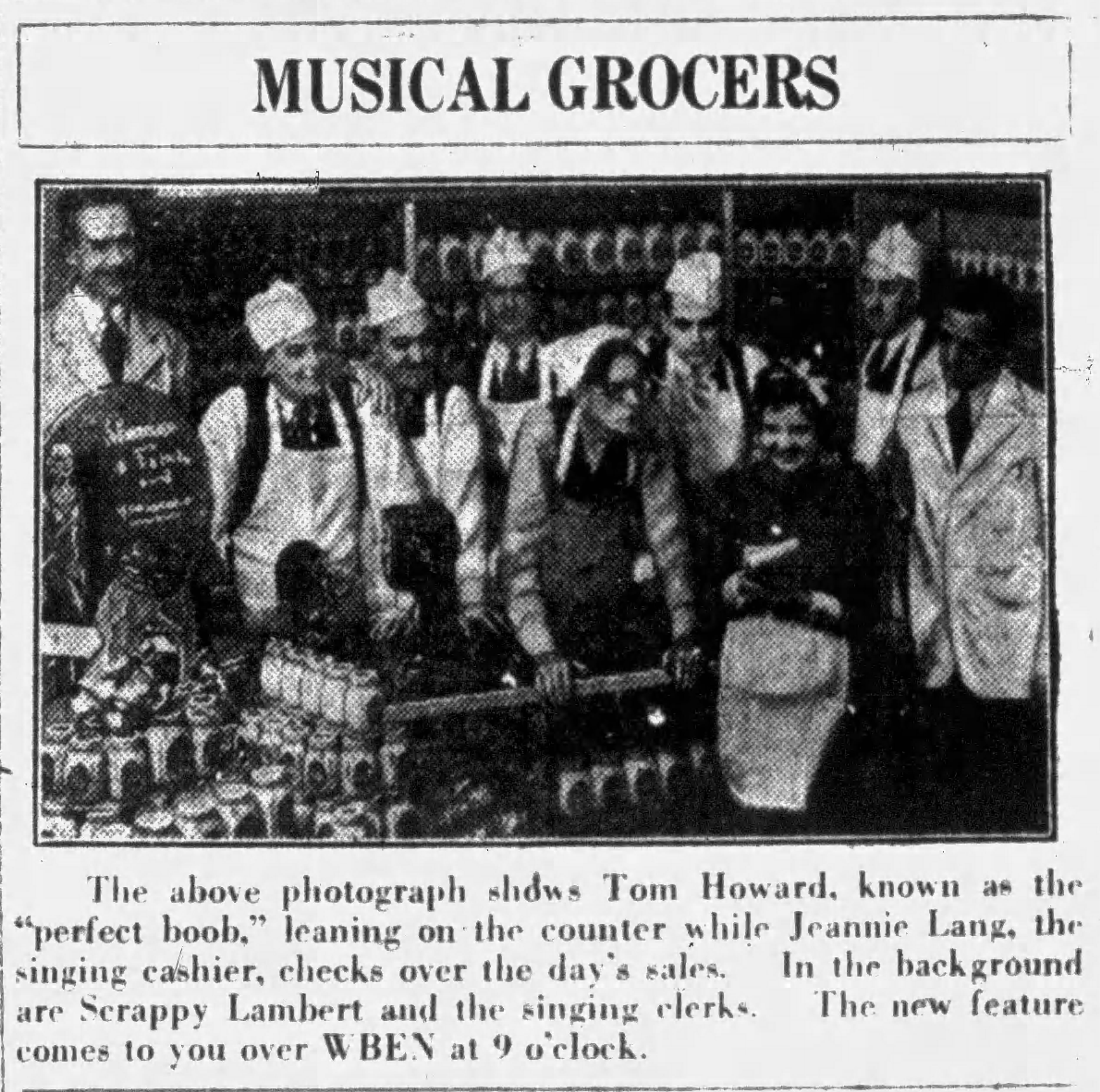 Musical Grocery Store, March 1933 – Wistful Vistas
